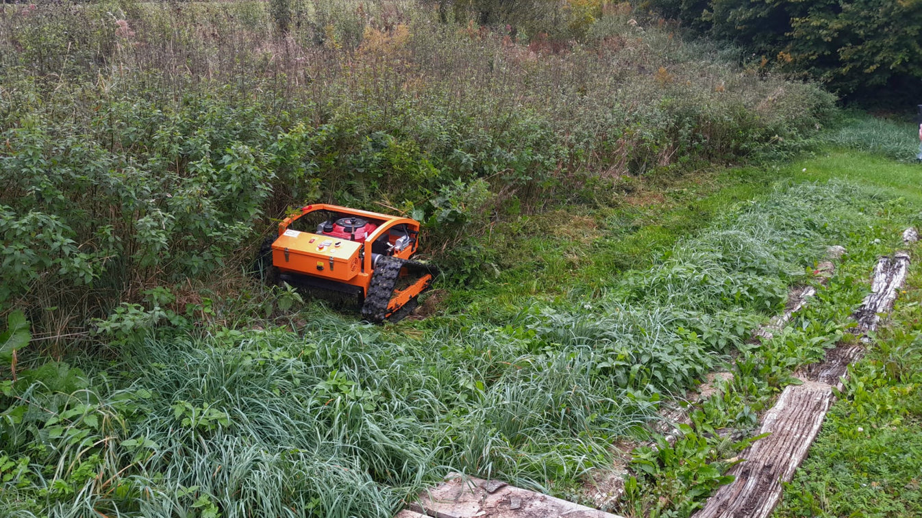 Slopemower by Timach, Ferngesteuerter Mulcher – TIGER-MACHINES